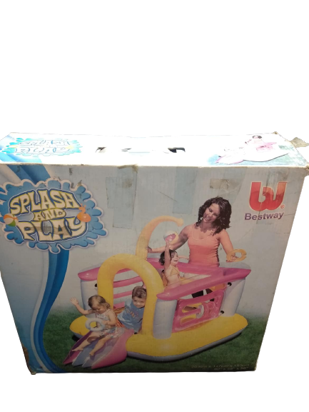 Inflatable Swimming Pool (Pink Slide)| Tutuban Center - TutuBuy