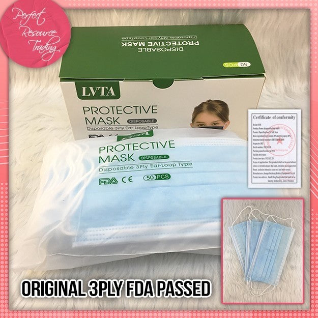LVTA Face Mask (Box of 50)| Tutuban Center - TutuBuy